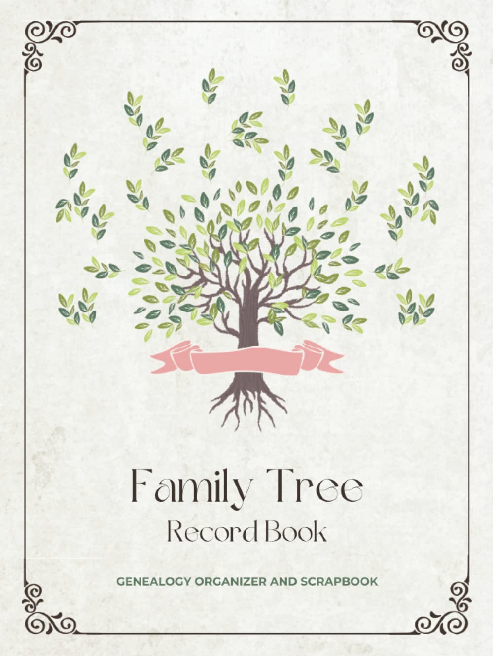 Family Tree Record Book & Genealogy Organizer and Scrapbook: A-fill in ...