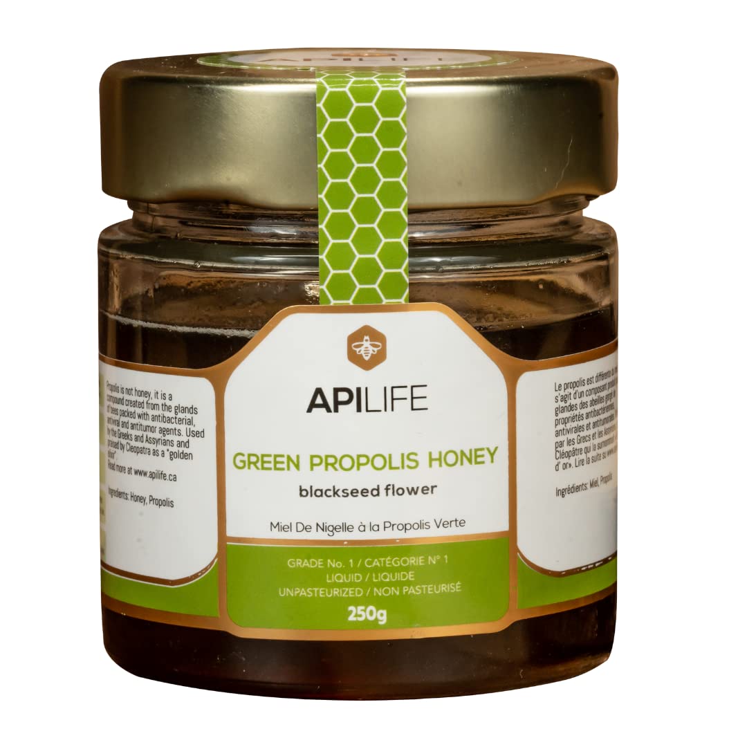 Buy APILIFE - GREEN BRAZILIAN PROPOLIS with RAW HONEY (Black Seed Honey ...