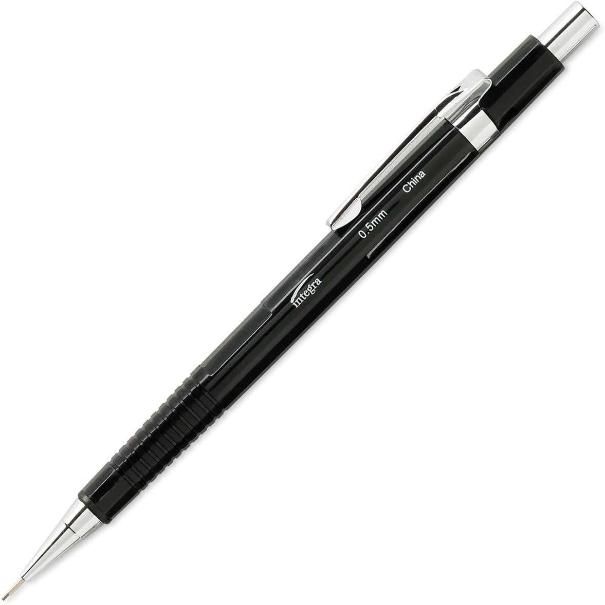 Amazon.com : Integra Mechanical Pencil, Refillable, 0.5mm, Black ...