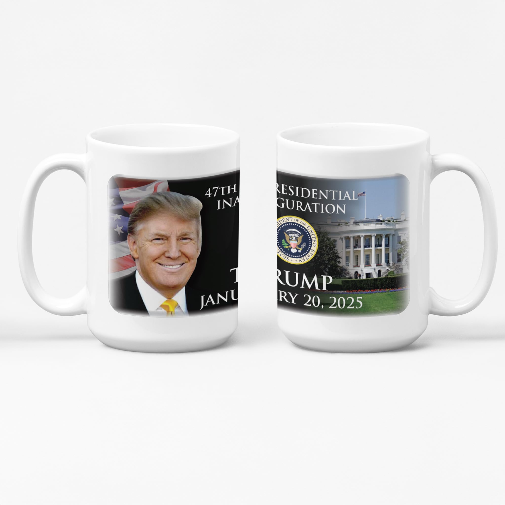 Amazon.com: VictoryStore Donald Trump Inauguration Coffee Mug, 15 Oz ...