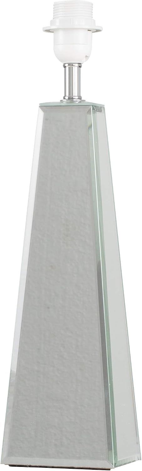 Large Modern Polished Chrome & Mirrored Table Lamp Base : Amazon.co.uk ...