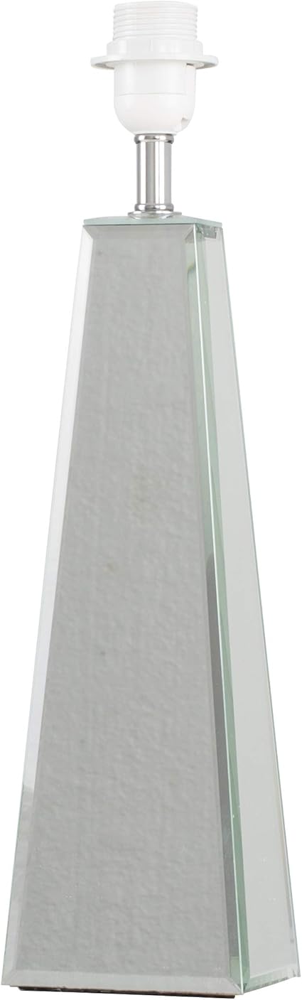 Large Modern Polished Chrome & Mirrored Table Lamp Base : Amazon.co.uk ...
