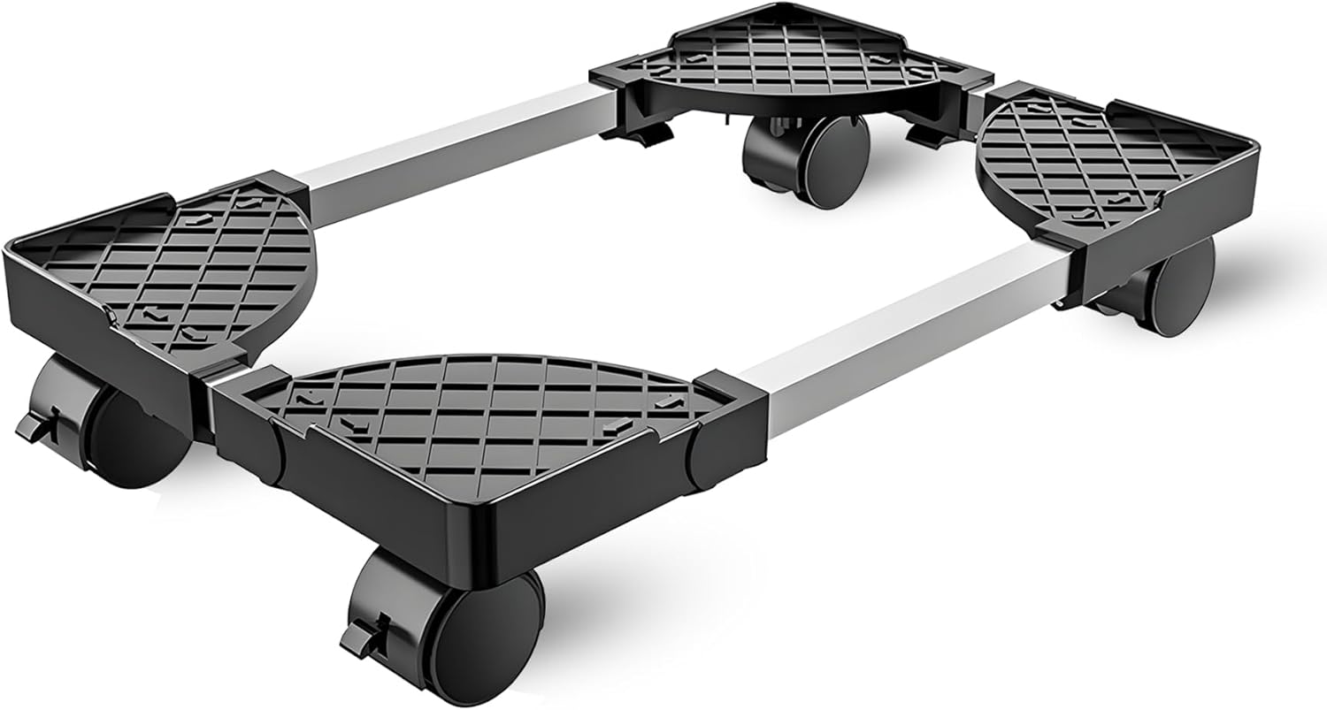 Amazon.com: Deston Computer Tower Stand CPU Rolling Cart, Adjustable ...