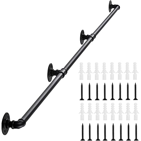 Amazon.com: Rustic Industrial Pipe Handrail(1ft-20ft), Professional ...