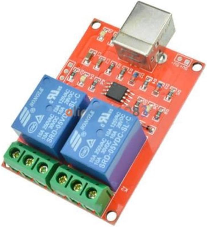 5V USB Relay 2 Channel Programmable Computer Control For Smart Home New ...