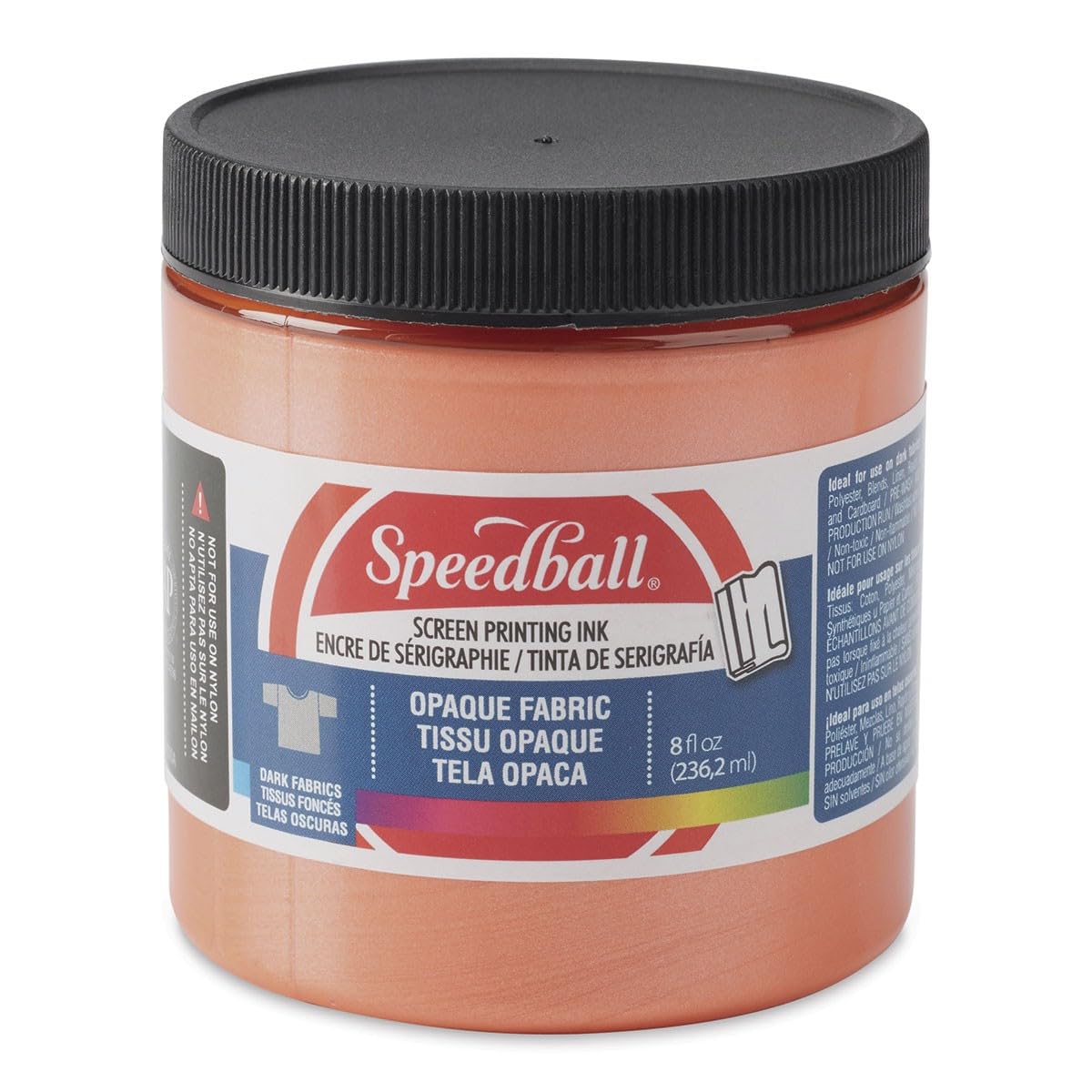 Snapklik.com : Speedball 004809 Opaque Fabric Screen Printing Ink