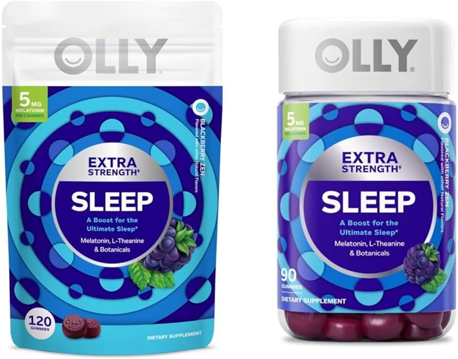 Amazon.com: OLLY Extra Strength Sleep Gummies with Melatonin, L ...