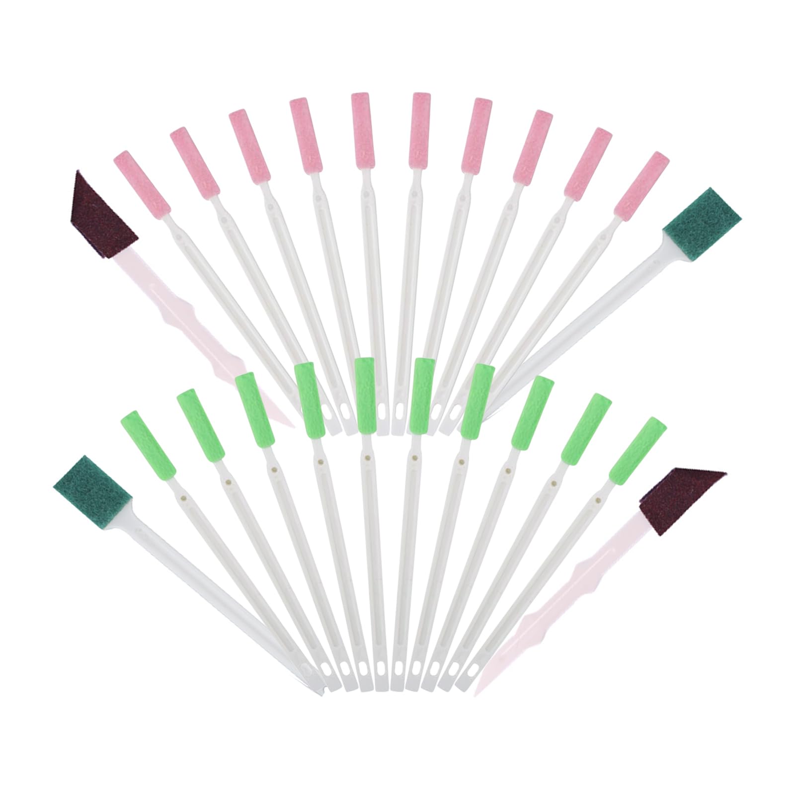 Amazon｜Mesanda 隙間ブラシ 隙間掃除 エアコン掃除ブラシ 使い捨て キッチン 狭い場所 エアコン ファン 水筒 溝 掃除 スリムタイプ 多機能 清潔ブラシ 溝ブラシ トイレ掃除 ...