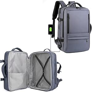SPAHER Black Laptop Backpack for School Travel Backpack Cabin Bag ...