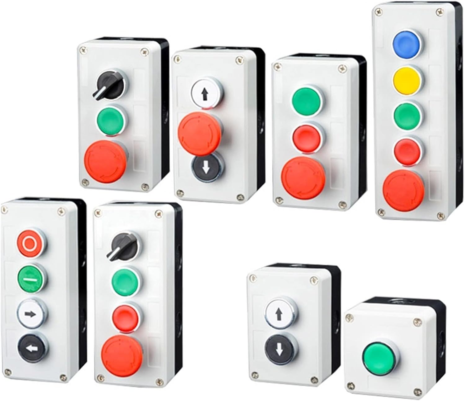 Amazon.com: XB2 Metal Button Switch Control Box Start Stop Industrial ...