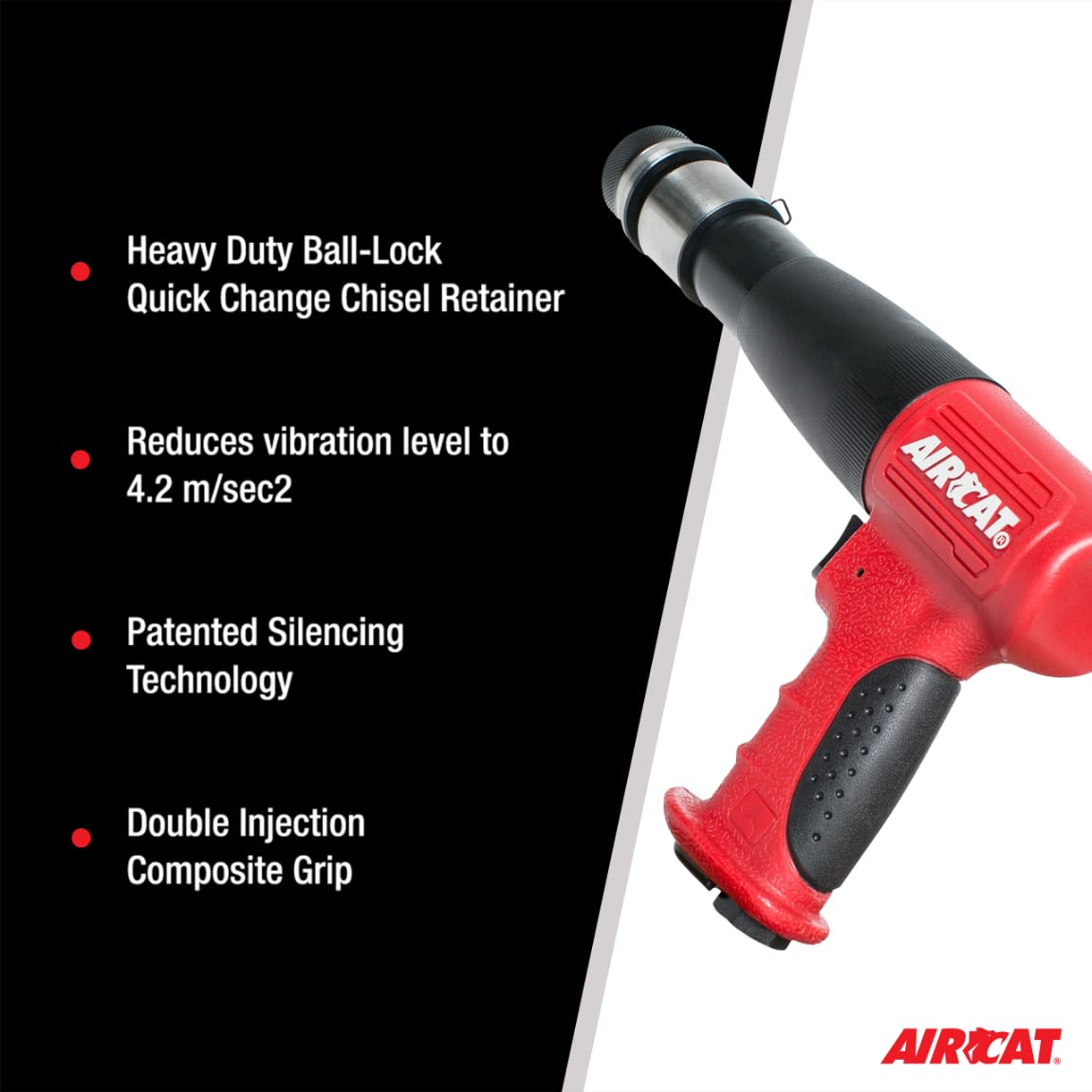 AIRCAT Pneumatic Tools 5200-A-T: 0.401-Inch Shank Composite Long Stroke ...