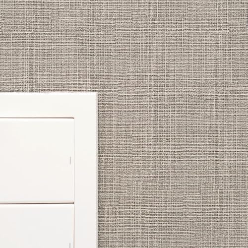 Amazon | 壁紙屋本舗 壁紙 生のり付き 織物調 グレー 灰色 サンゲツ クロス SP9763 15m 【受注生産品キャンセル不可】 | 壁紙