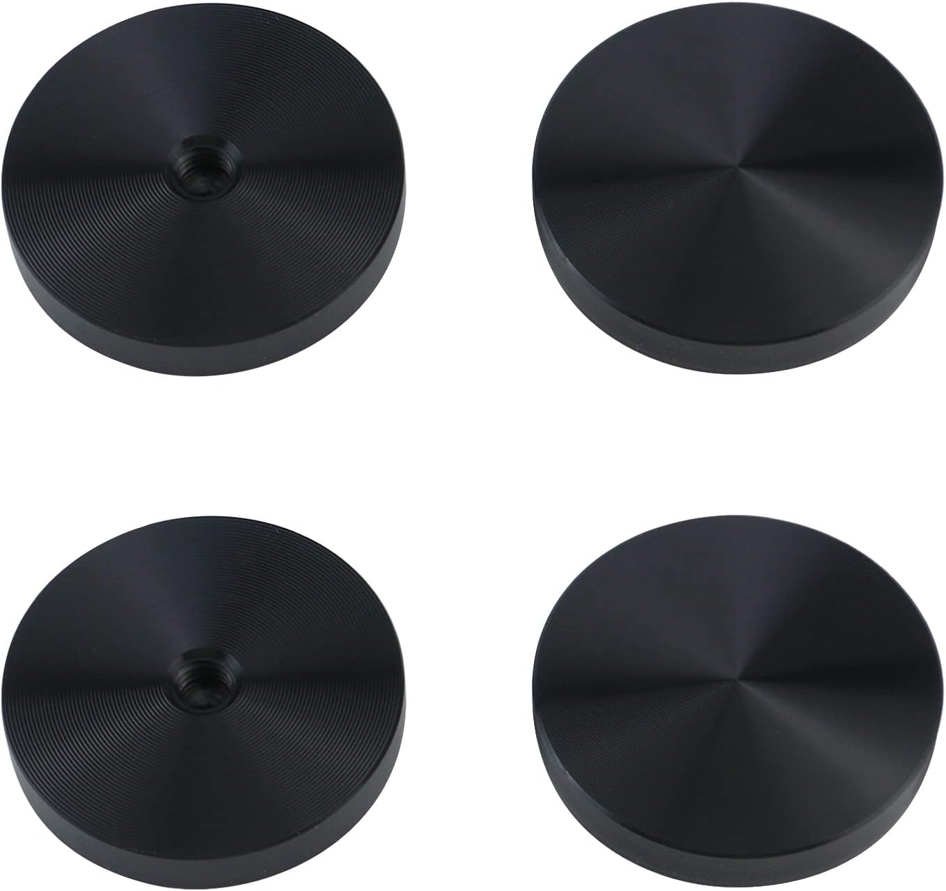 Amazon.com: uxcell M8 Thread 40mm / 1.6" Dia 8mm Thick Aluminum Circle ...