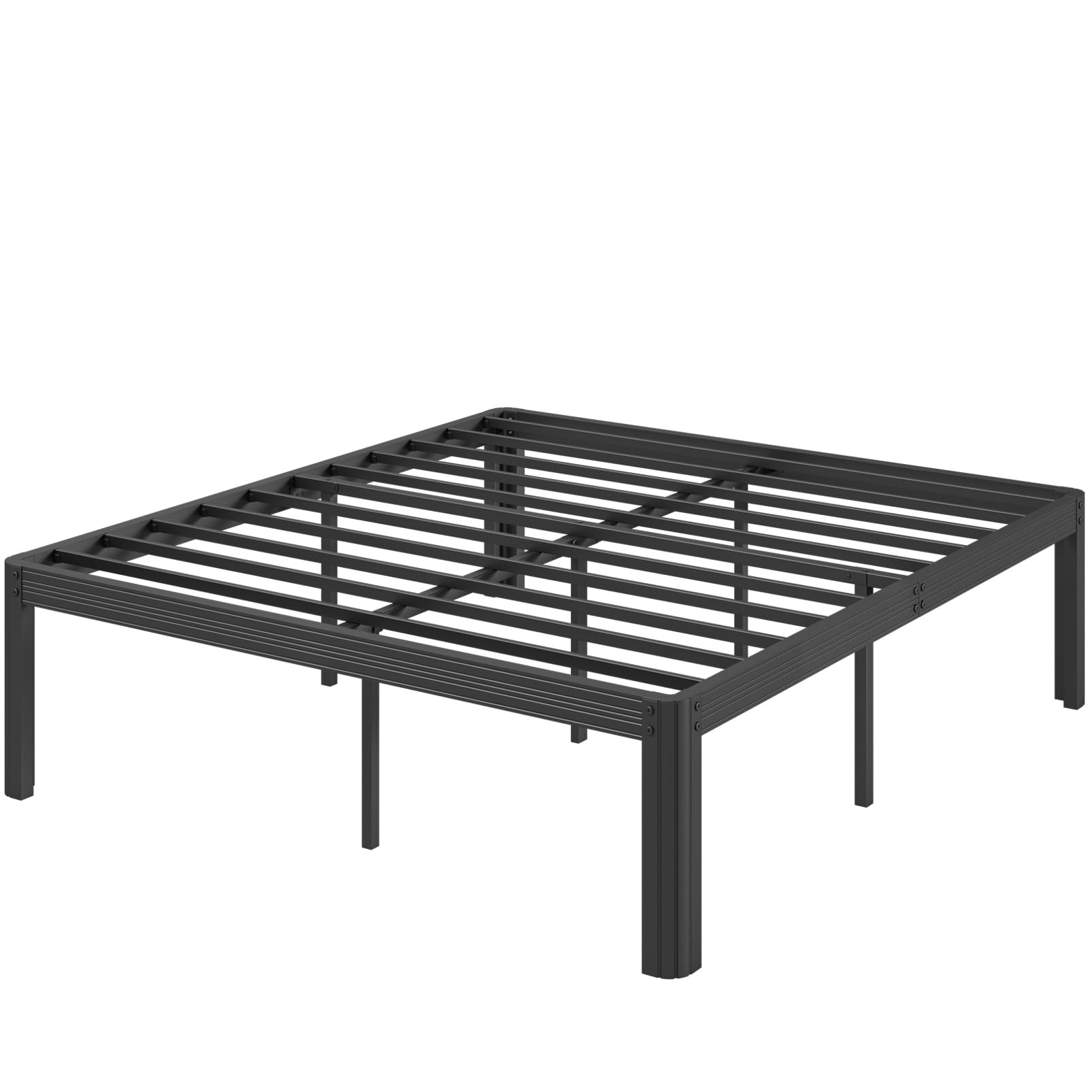Amazon.com: Hunlostten 18 in High Heavy Duty King Size Bed Frame ...