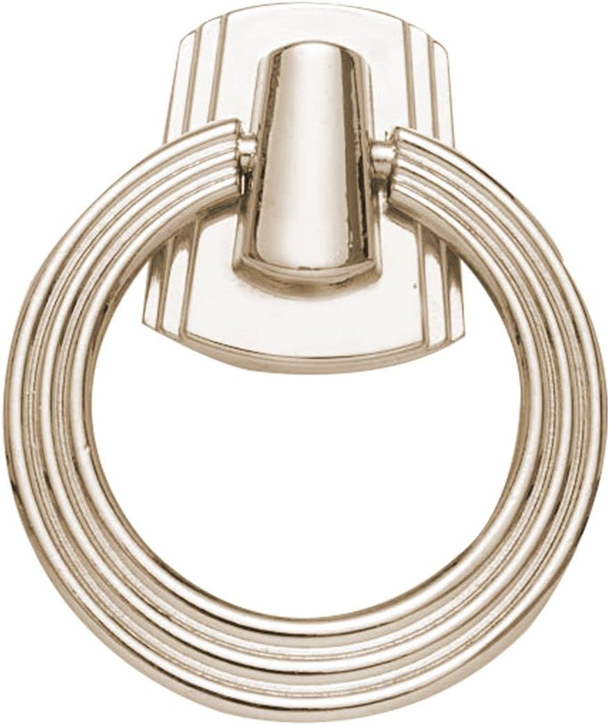 Myxekllo Cabinet Hardware, 6 Pack Stainless Steel Drawer Pulls, Brushed Nickel Cabinet Ring ...