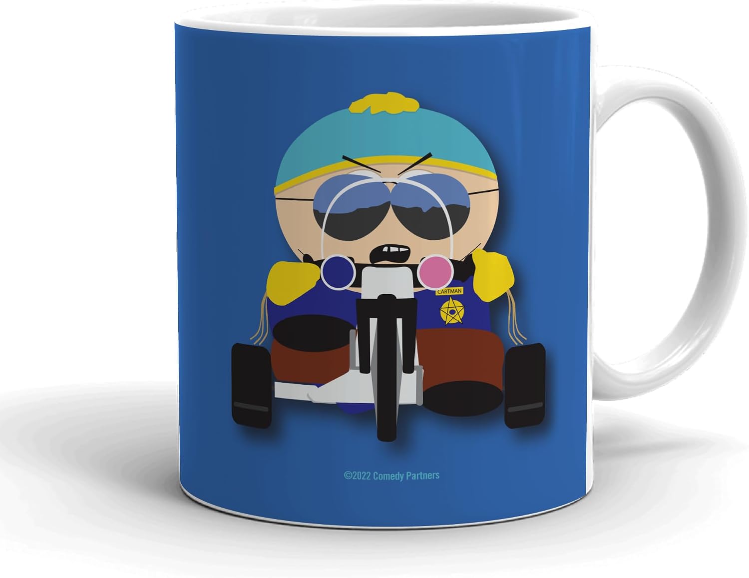 Amazon.com: South Park Cartman Respect My Authority White Mug - 15oz ...
