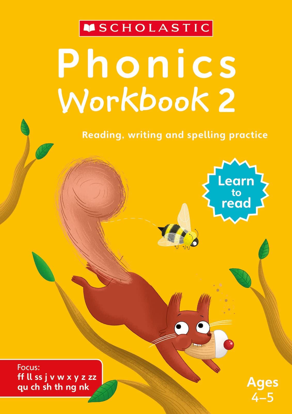 Phonics Workbooks: Book 2 Ages 4-6, exactly matches Little Wandle ...