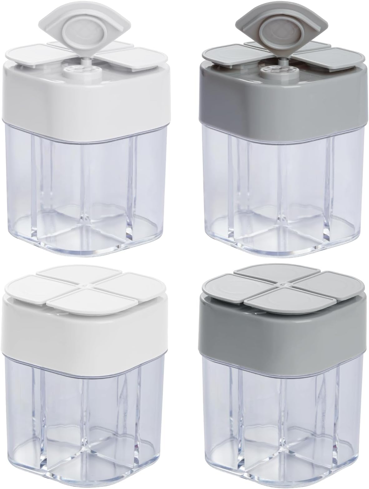 Amazon.com: 4 Pack Multi Spice Container Portable Travel Camping ...