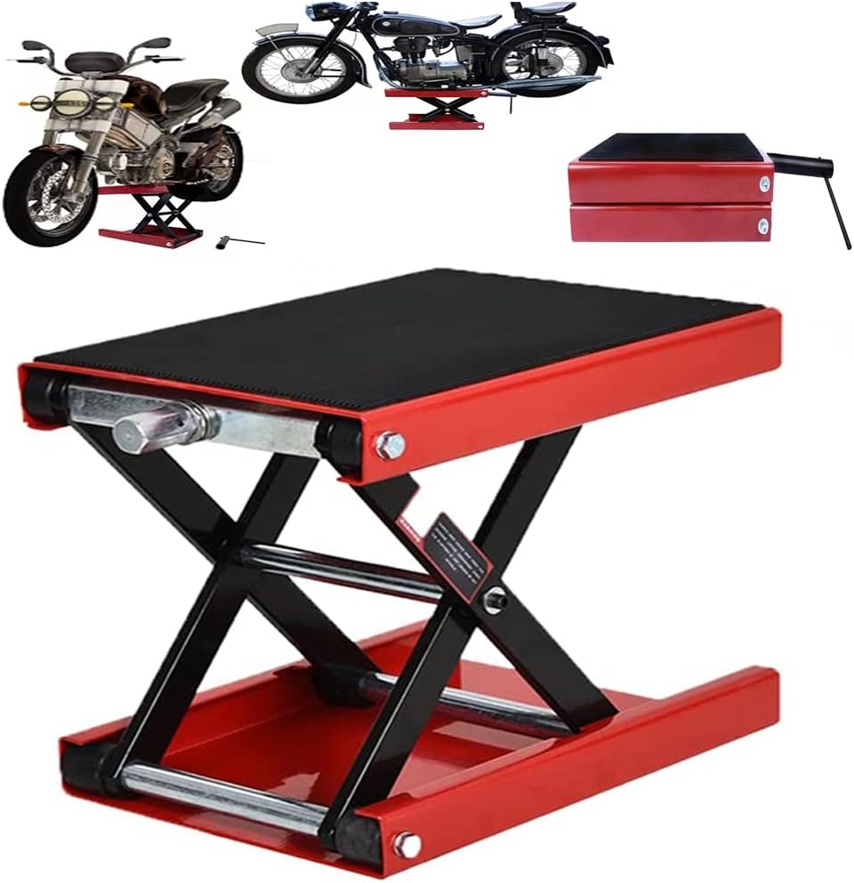 Motorcycle Center Scissor Jack,Platform Jack Scissor Lift with Large ...