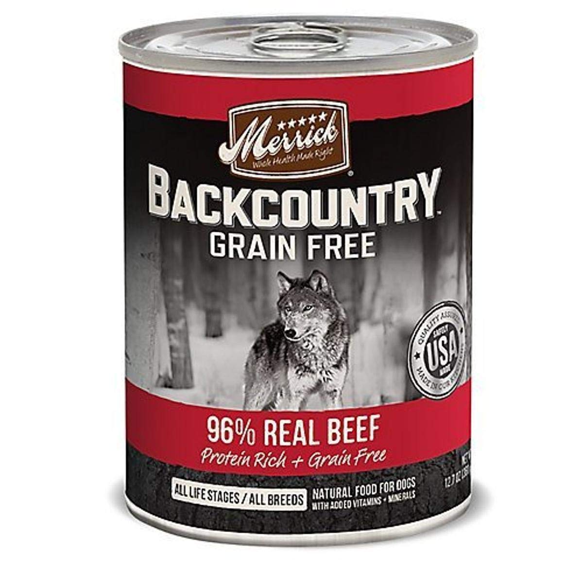 Merrick Backcountry 96 Real Beef Can Dog Food: Pet Supplies: Amazon.com