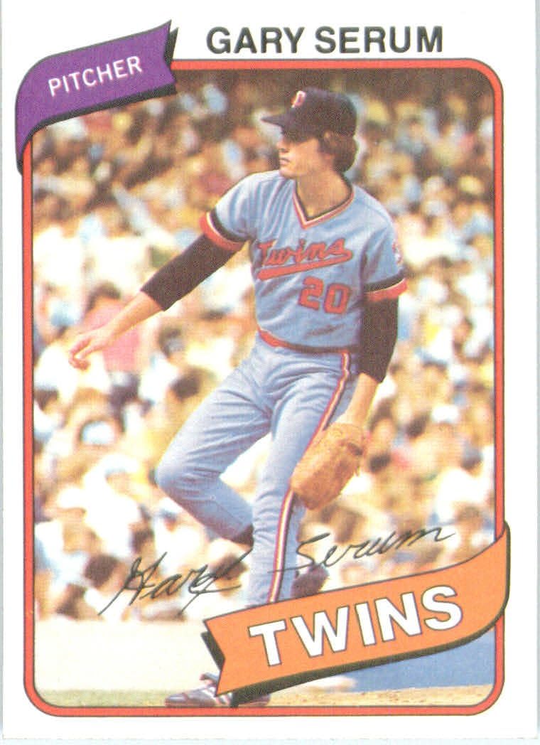 Amazon.com: 1980 Topps Baseball Card #61 Gary Serum Mint : Collectibles ...