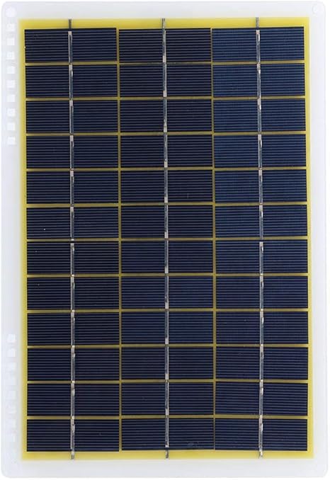 Portable Solar Panel Plate 10W Photovoltaic Module Assembly for Travel ...