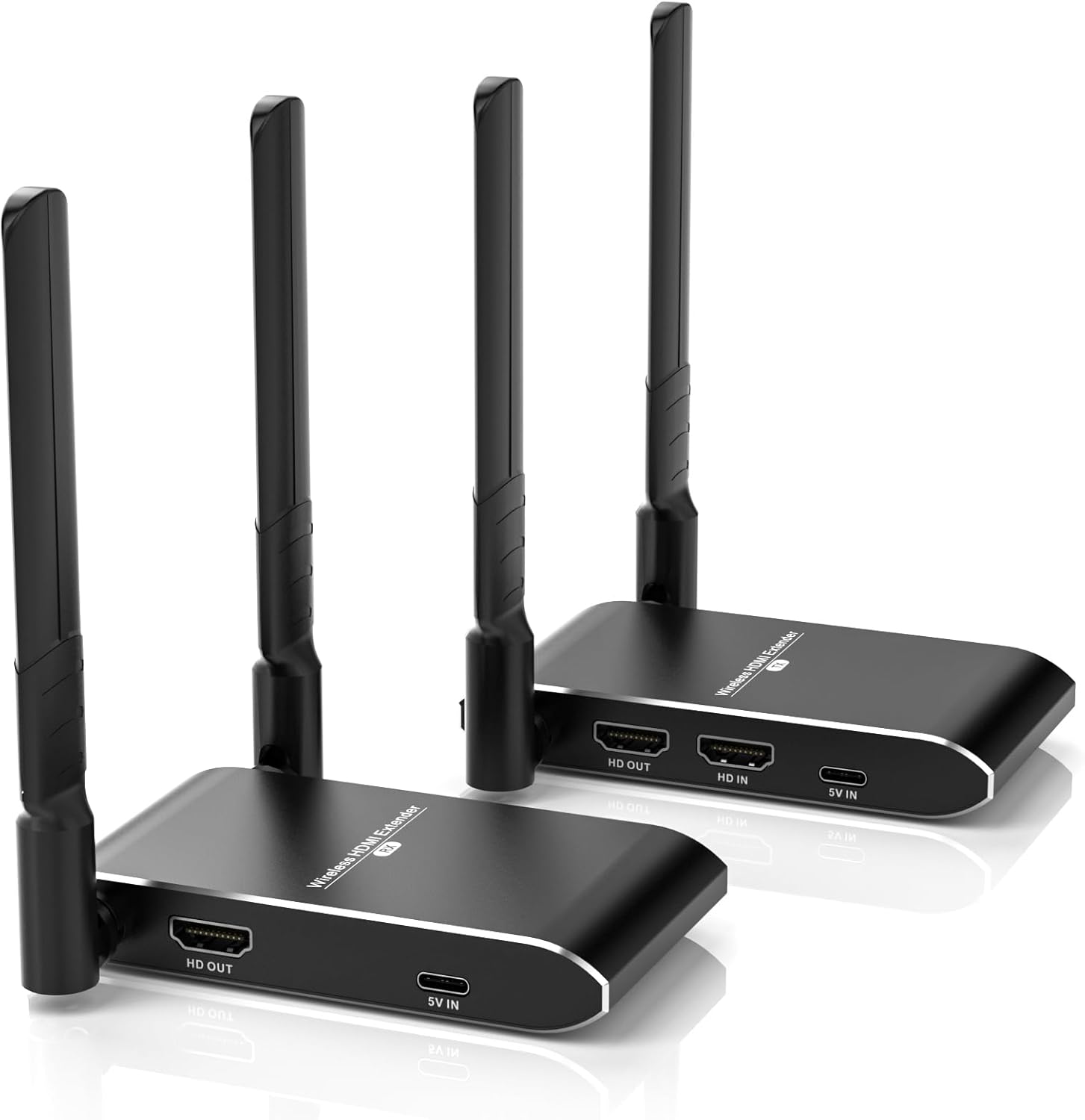 Wireless HDMI Transmitter and Receiver,4K30 Wireless HDMI Extender with ...