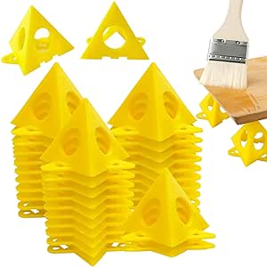 20 Pack Art Supply Yellow Pyramid Stands Painter's Painting Stands ...