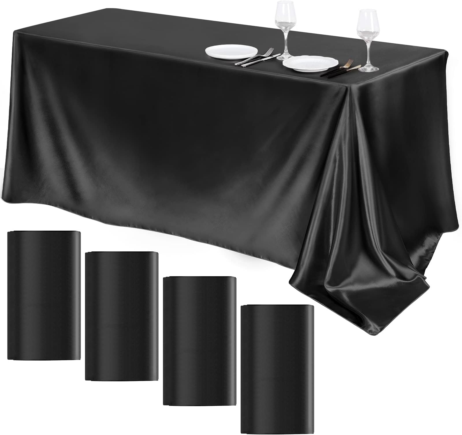 Amazon.com: Mixweer 12 Pcs Disposable Table Runner 14 x 108 Inch ...