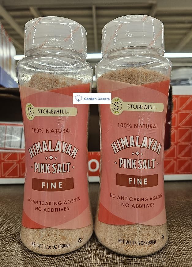 Amazon.com : Stonemill 100% Natural Himalayan Pink Salt Fine 17.6oz ...