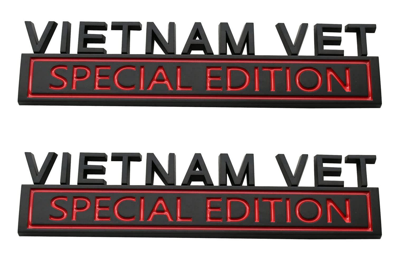 Amazon.com: 2PCS Vietnam Vet Special Edition Emblems 3D Raised Decals ...