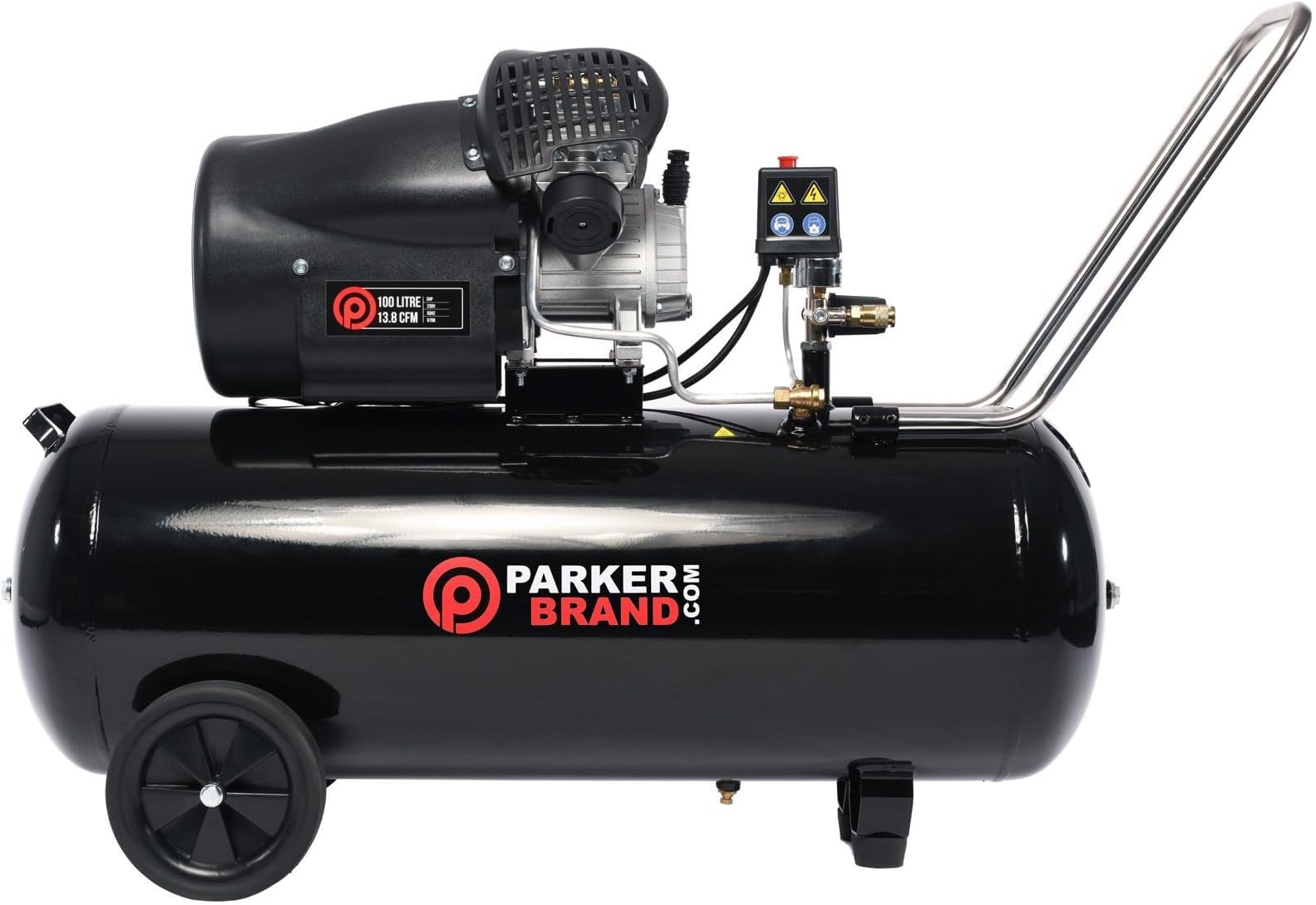 100 Litre Direct Drive Air Compressor - 13.8 CFM, 3.0 HP, 100L : Amazon ...