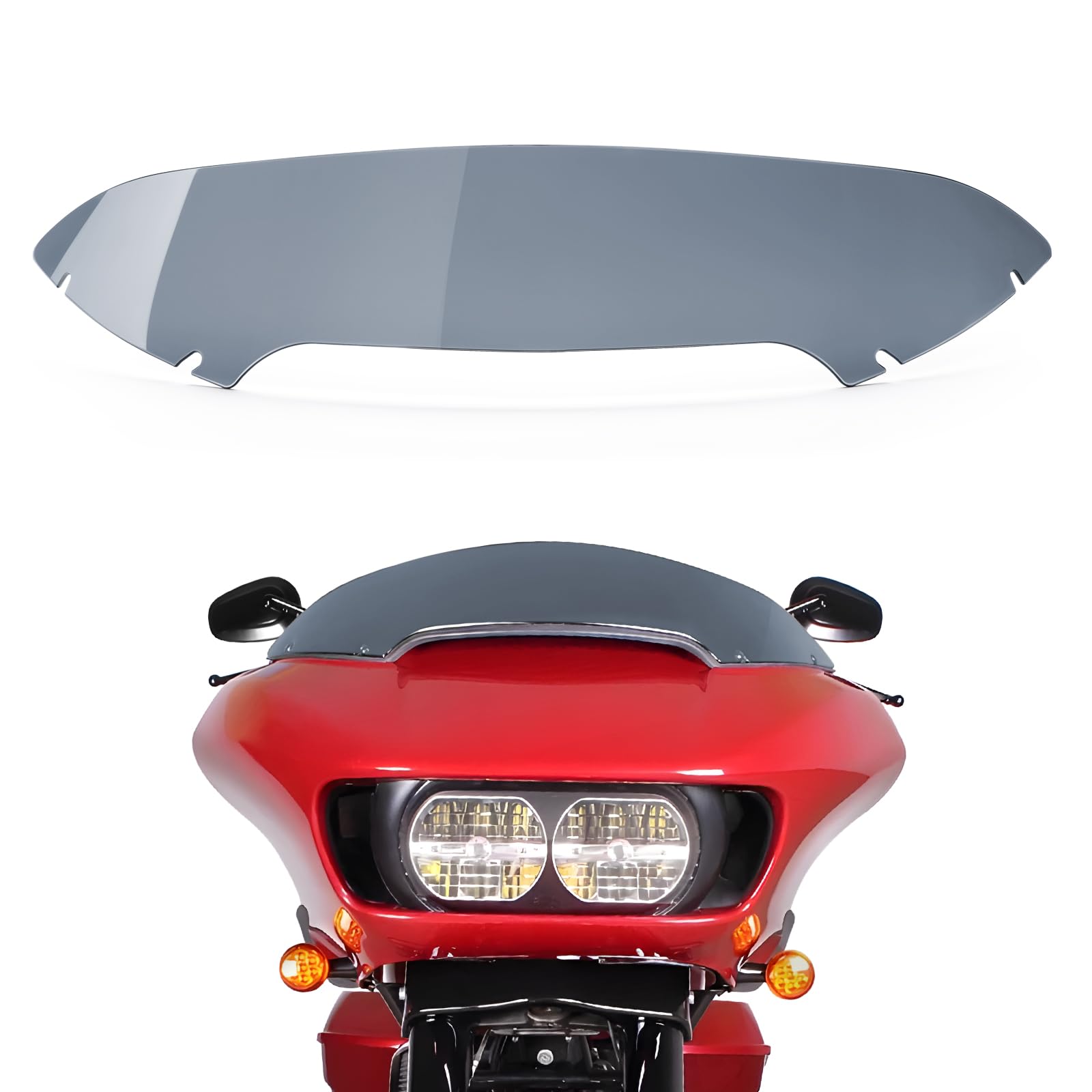 Snapklik.com : Amazicha 5 Windshield Windscreen Motorcycle Wind ...