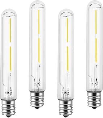 JOINCCI E17 LED T6.5 Bulb,2W Refrigerator Light Bulb Replacement 120V ...