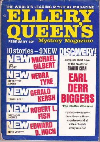 Ellery Queen 1970-February: Contributors include Earl Derr Biggers ...