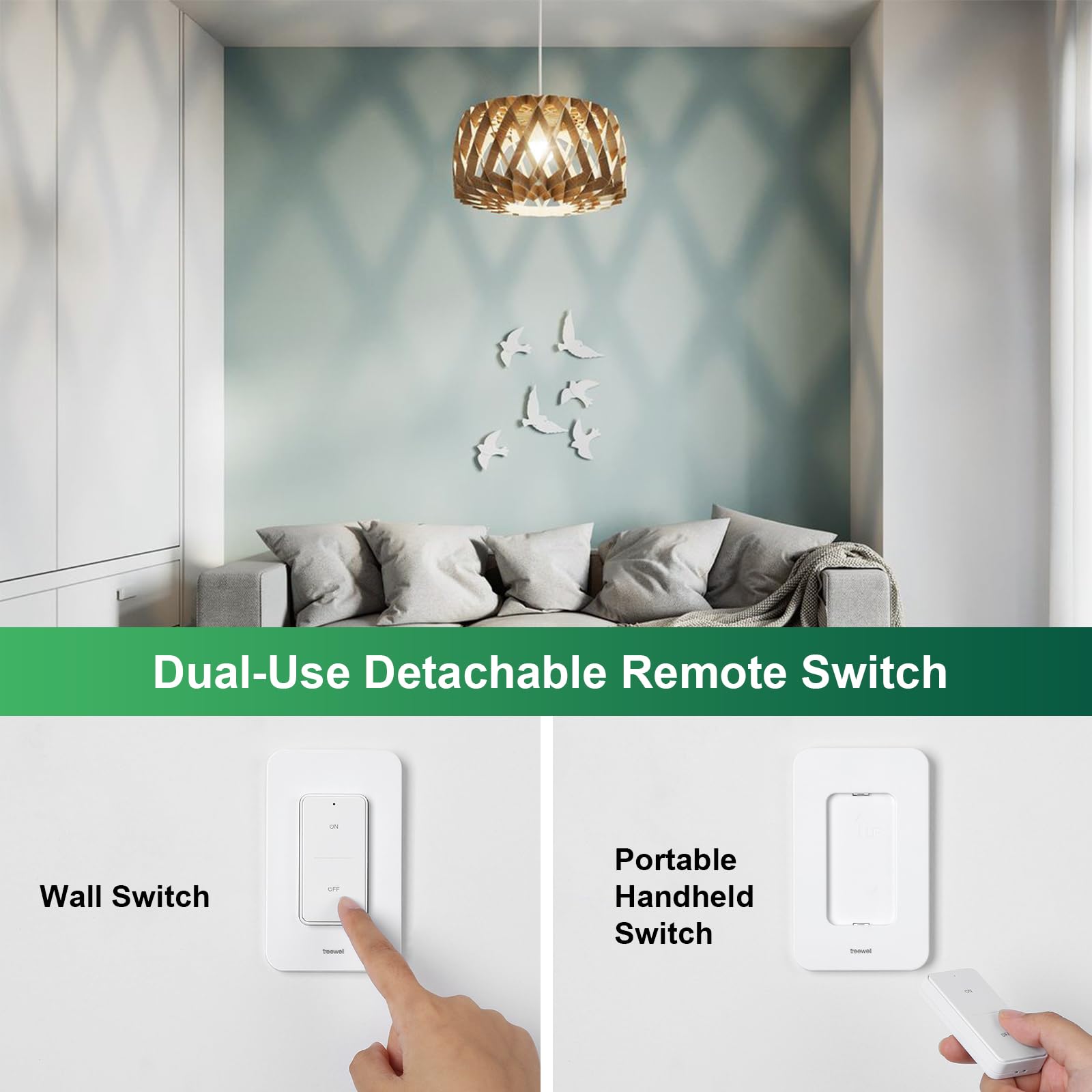 Snapklik.com : Treewell Remote Control Light Socket, 200FT Range ...