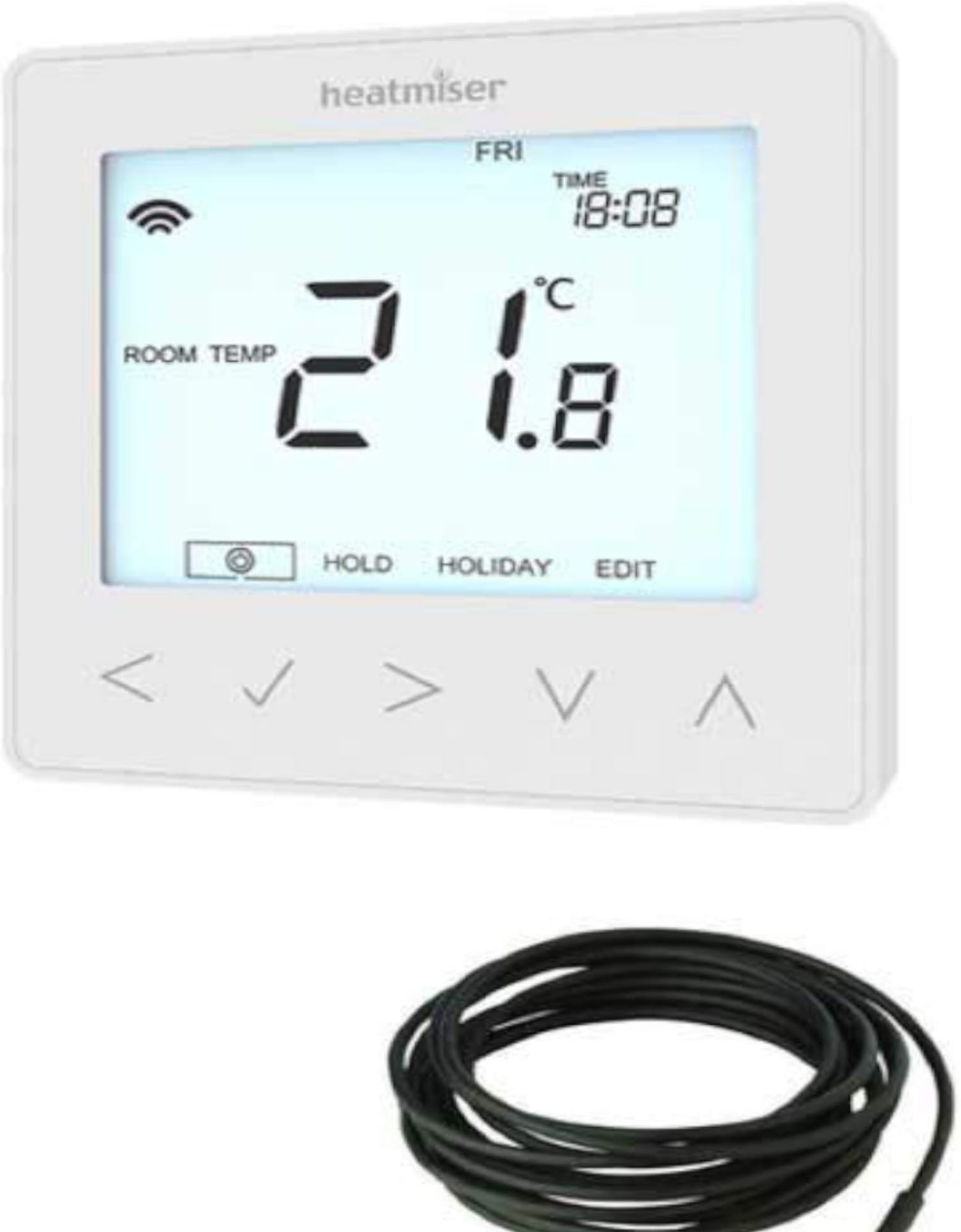 Heatmiser neoStat V2 Programmable Thermostat - Glacier White : Amazon ...