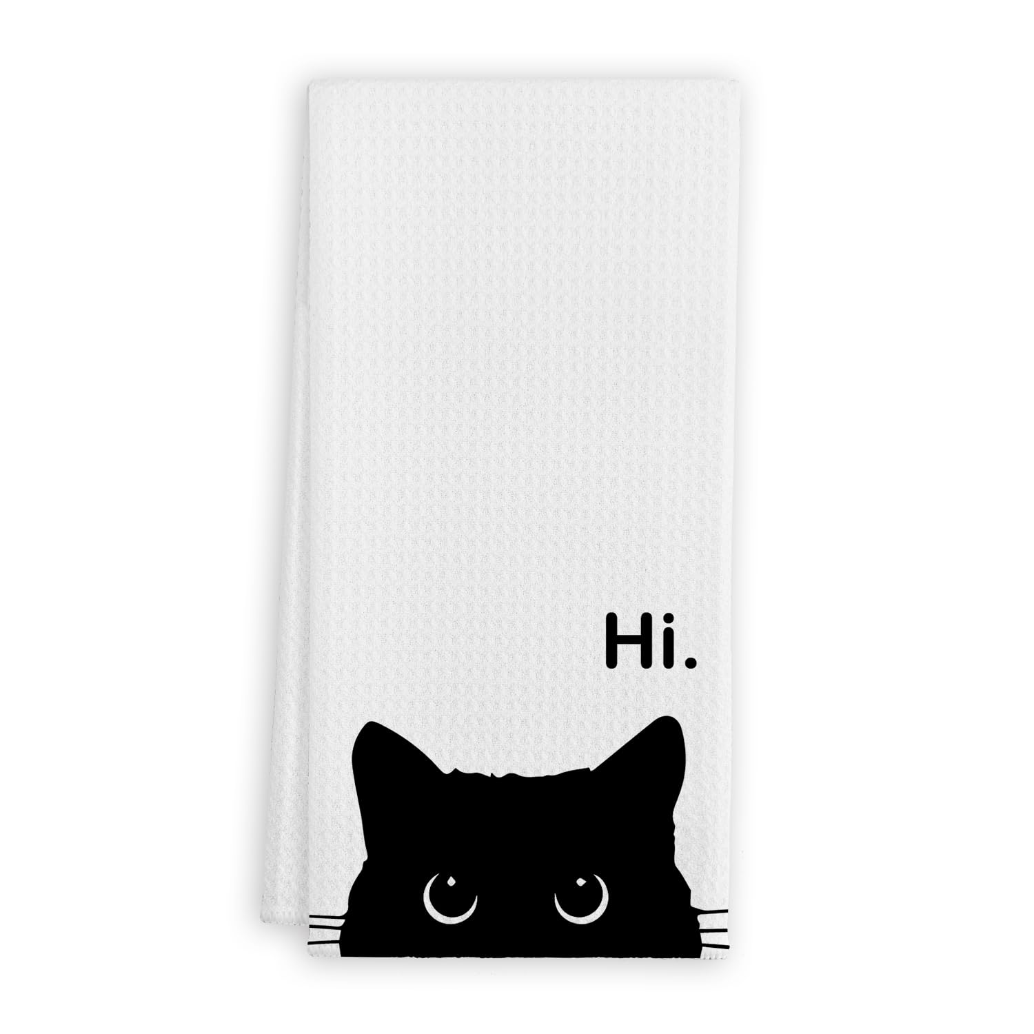 Amazon.com: QIYUHOY Black Cat Kitchen Towels and Dishcloths,Cat Theme ...