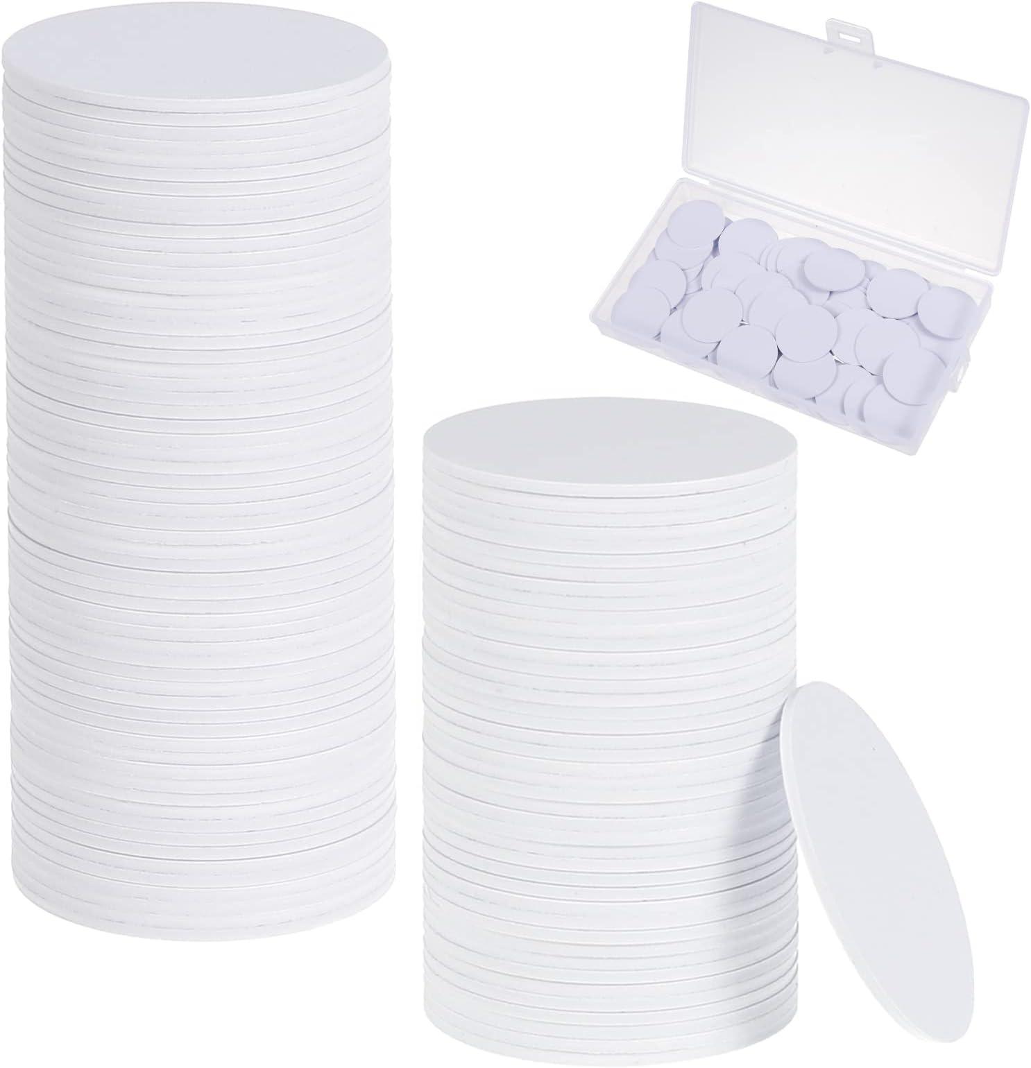 50 Pieces NFC Tags, NTAG215 NFC Tags Blank White Card NFC Stickers ...