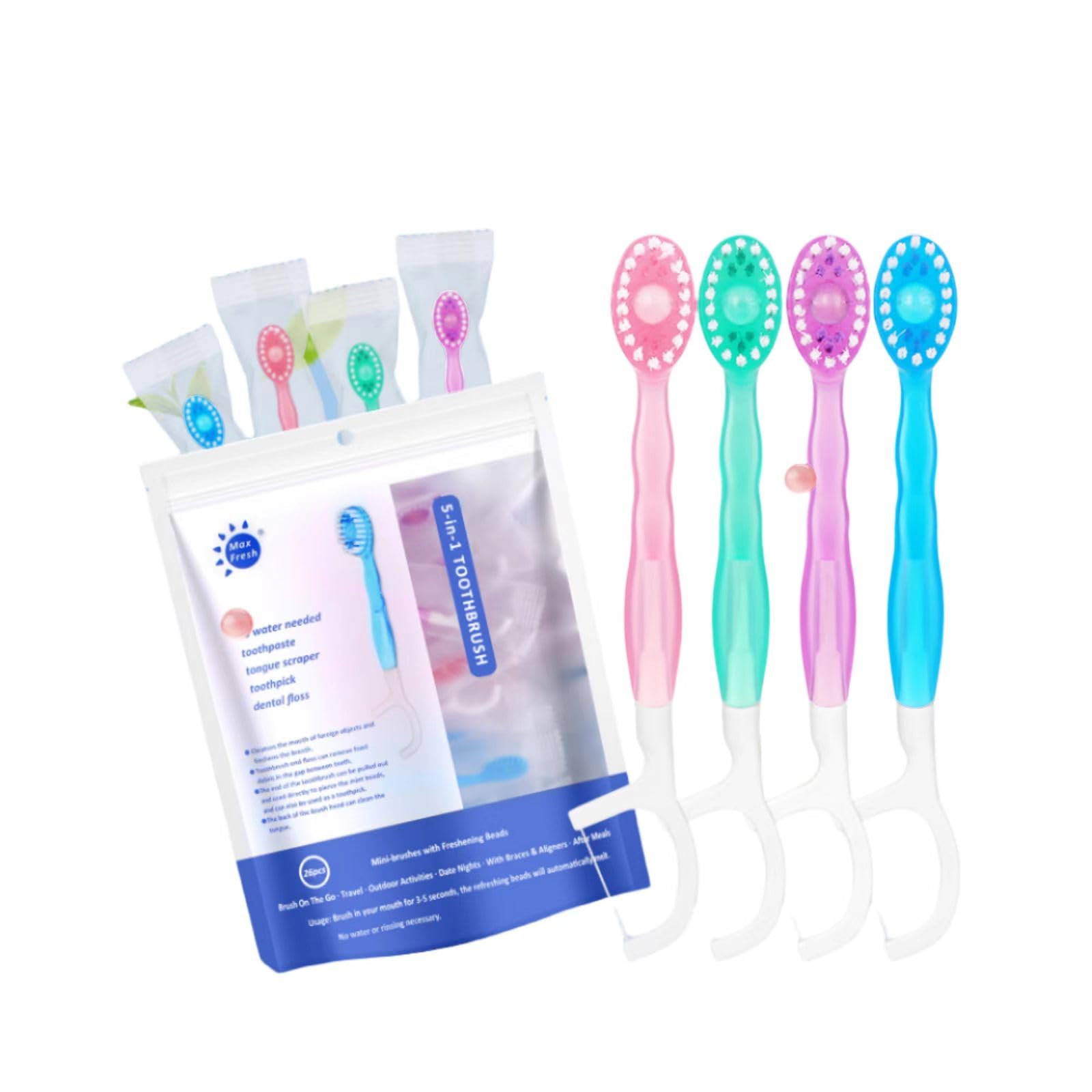 Amazon.com : Aimery Disposable Toothbrushes are Travel Toothbrushe and ...