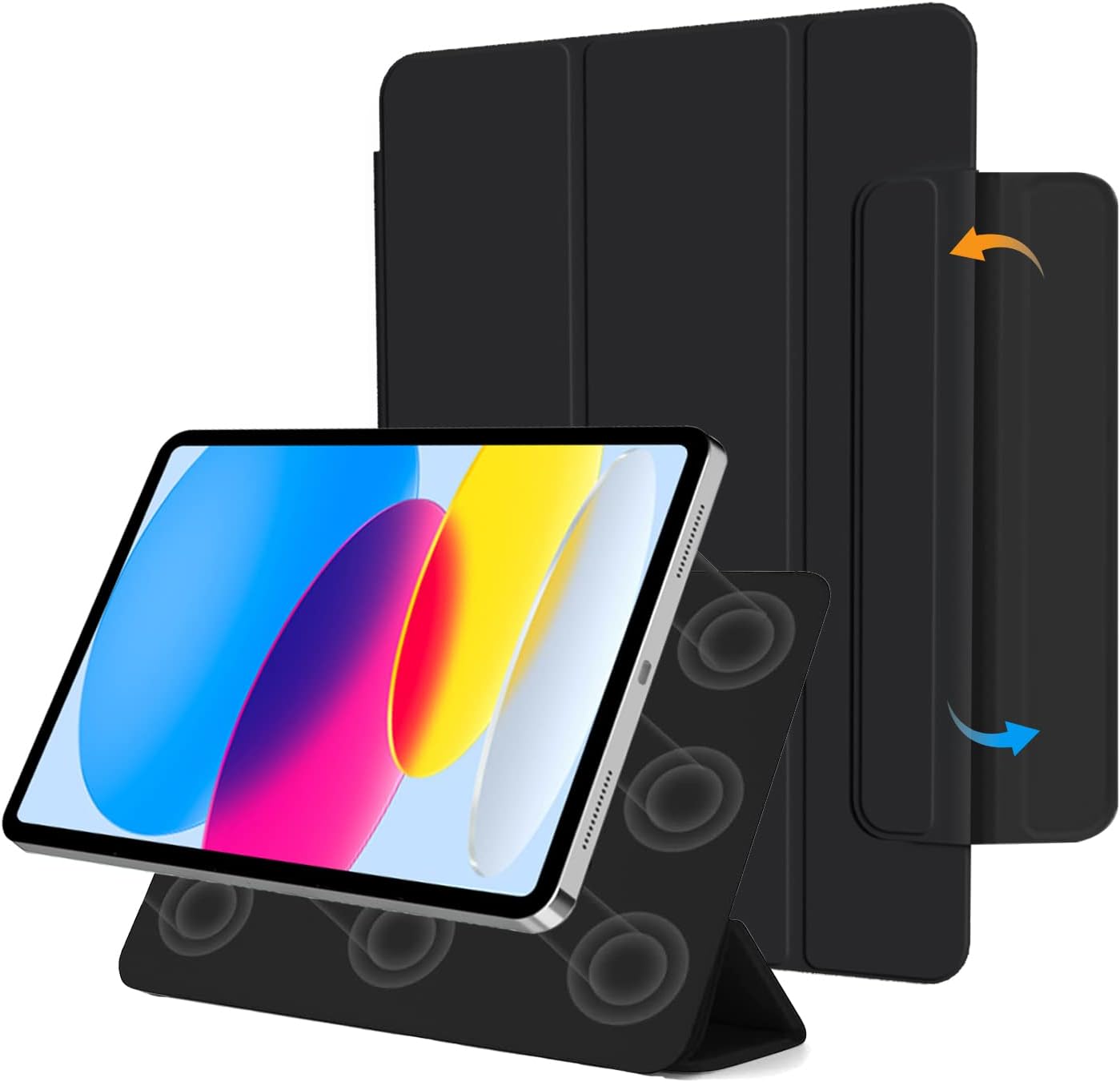 Robustrion Smart Flip Stand Magnetic Case Cover for iPad 10th ...