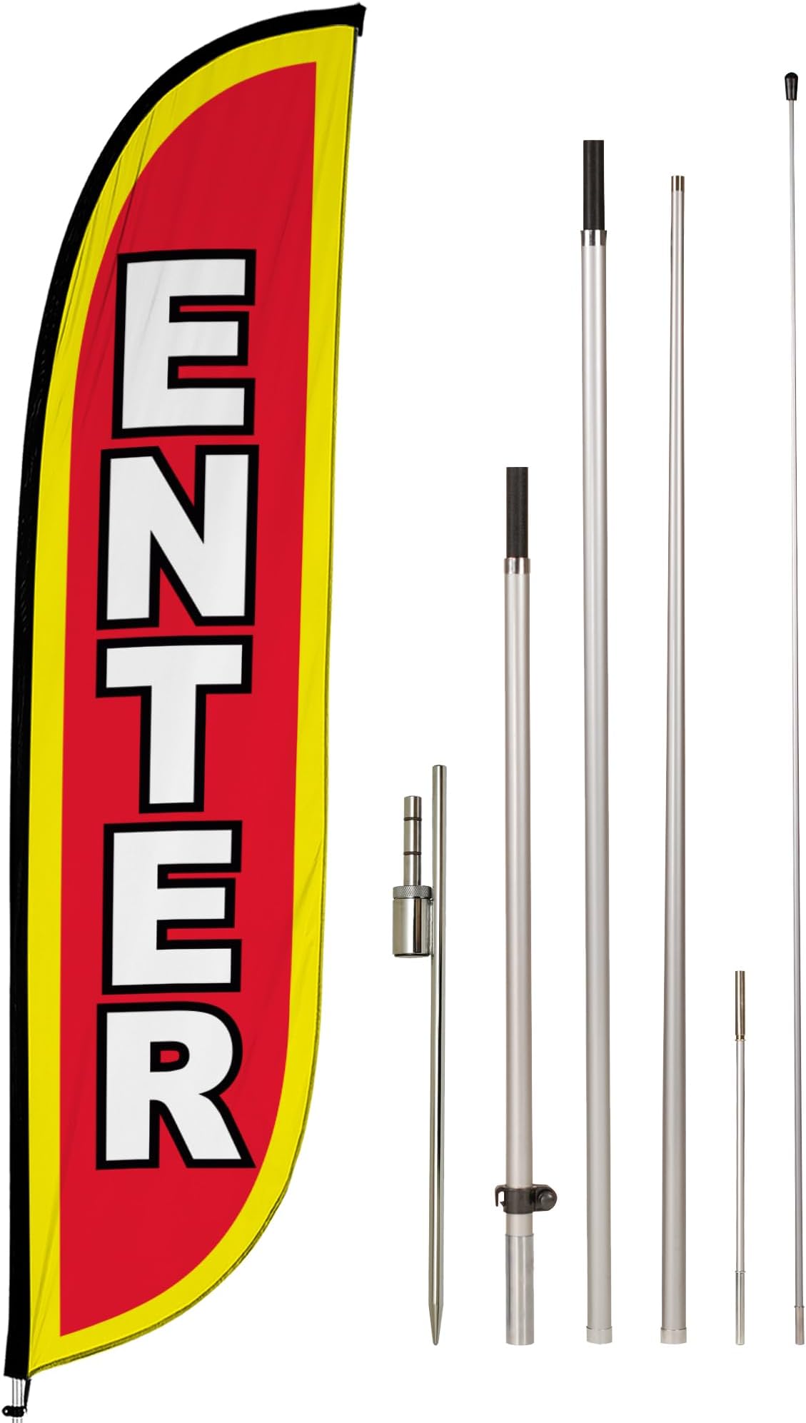 Amazon.com: Entrance Exit King Swooper Flag 2 Pack (Hardware Not ...