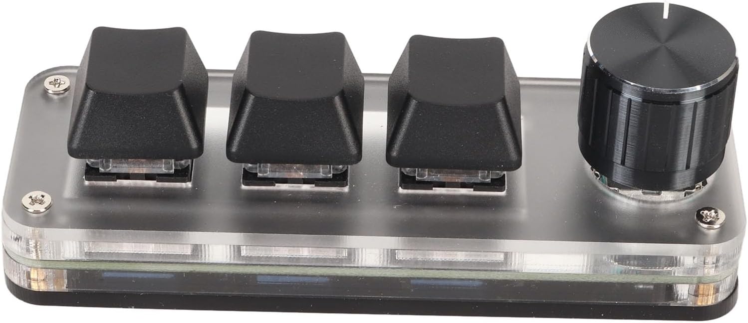 PC Keypad, General USB Mini 3 Key Keypad Plug and Play Type C Wired ...