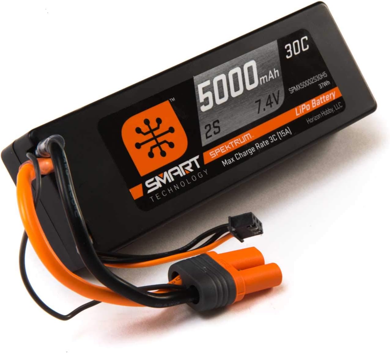 Amazon.com: Spektrum 7.4V 300mAh 2S 30C LiPo Battery: PH, SPMX3002S30 ...