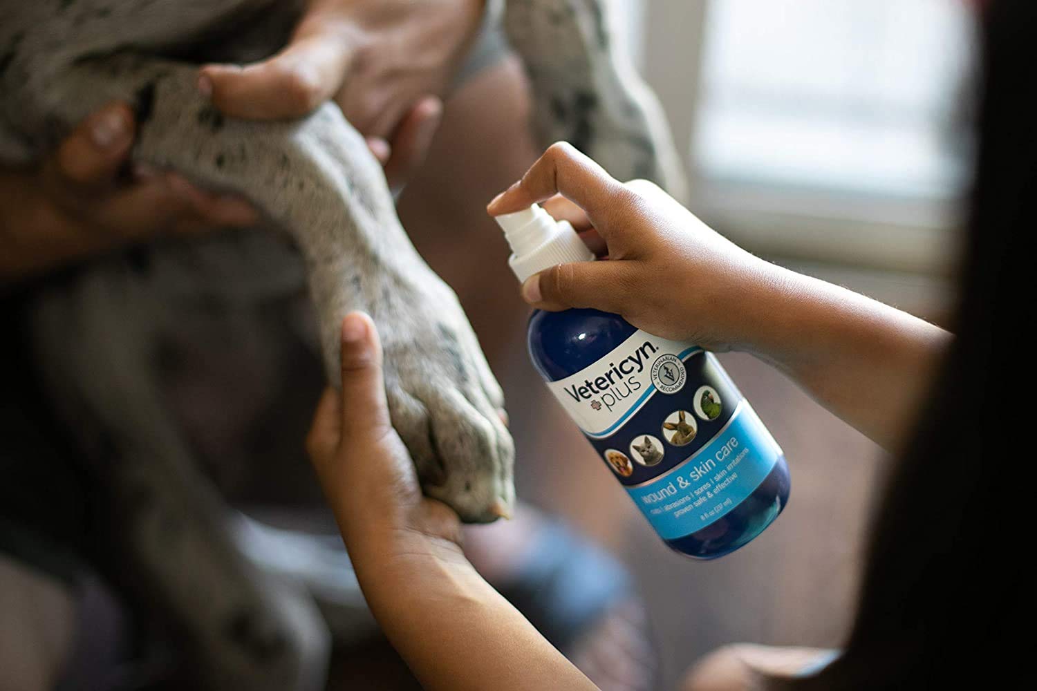 Vetericyn Plus Wound and Skin Care. Spray to Clean Cuts and Wounds ...