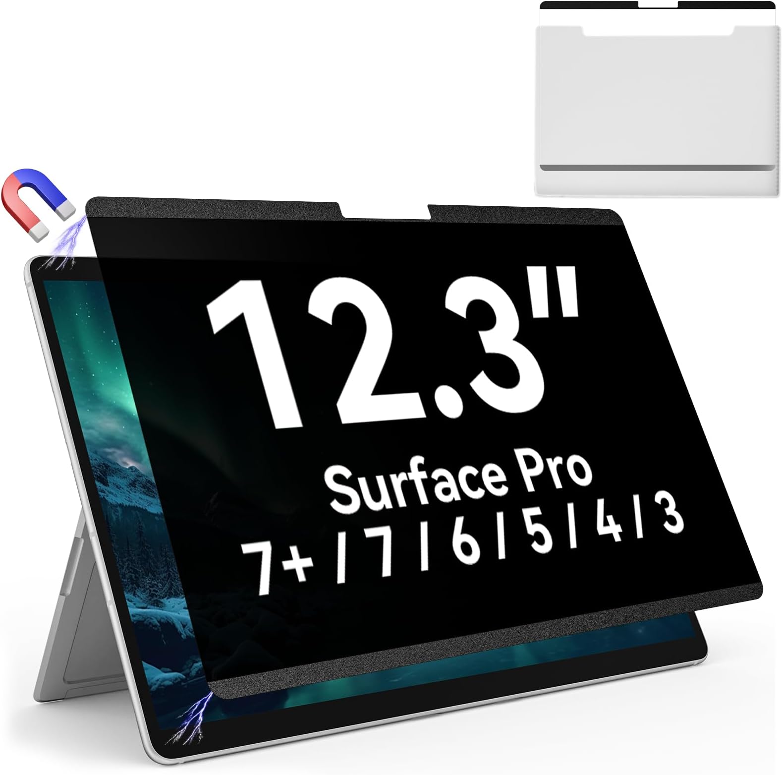 Amazon.com: Privacy Screen Protector Compatible for Microsoft Surface ...
