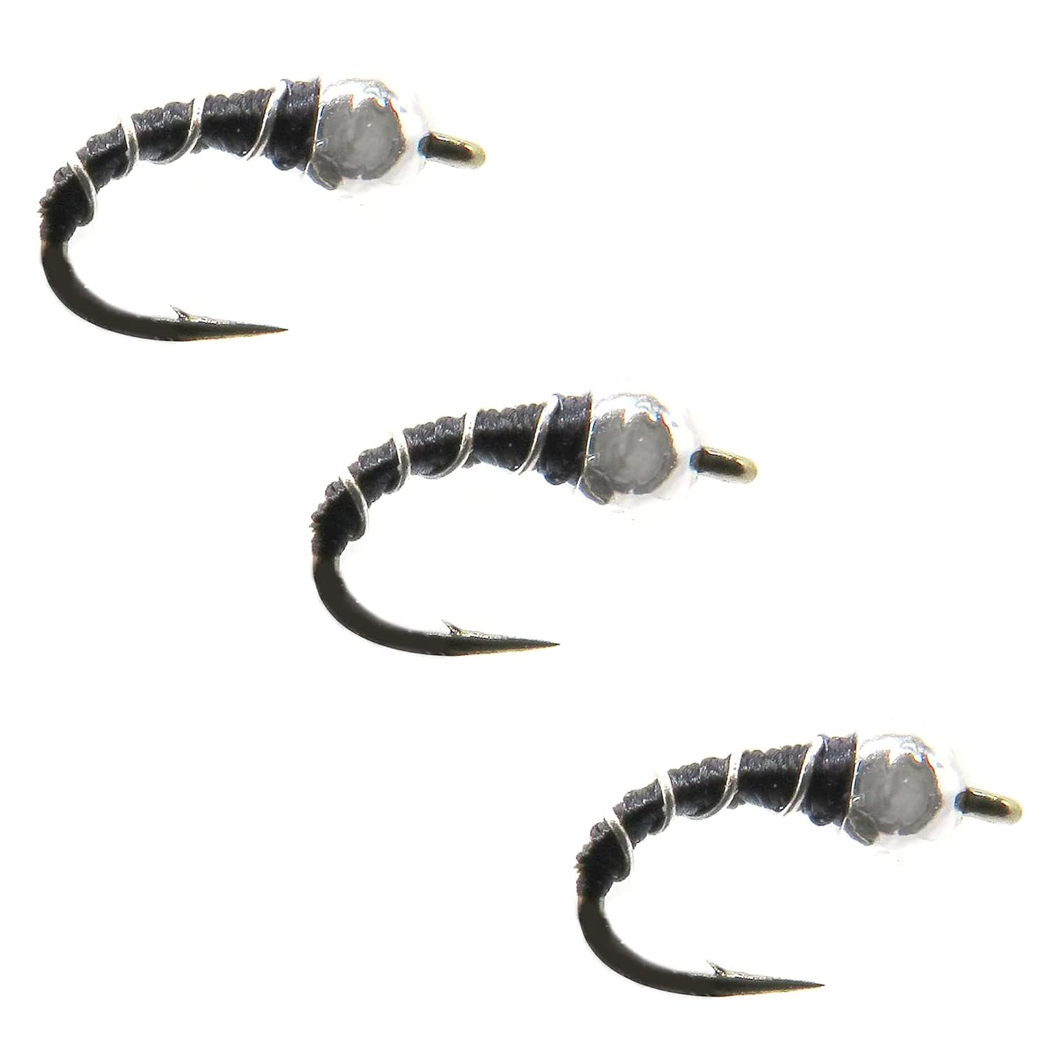Amazon.com: Fly Fishing Flies by Colorado Fly Supply - Tungsten Zebra Midge - Midge Fly Fishing ...
