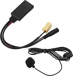 Amazon.com: Aux Bluetooth Car Adapter, Car Aux Bluetooth 5.0 Audio Cable Microphone Handsfree ...