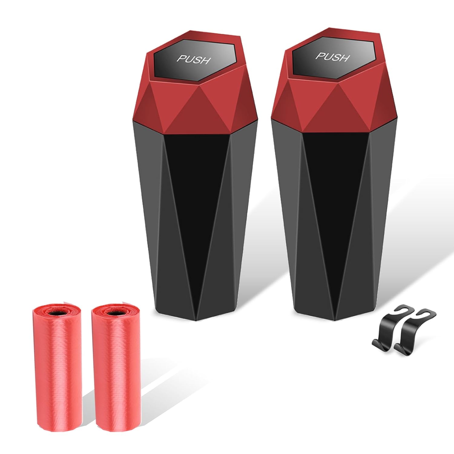 Amazon.com: 2pcs Car Trash Can,Mini Car Cup Holder Trash Can,Mini ...
