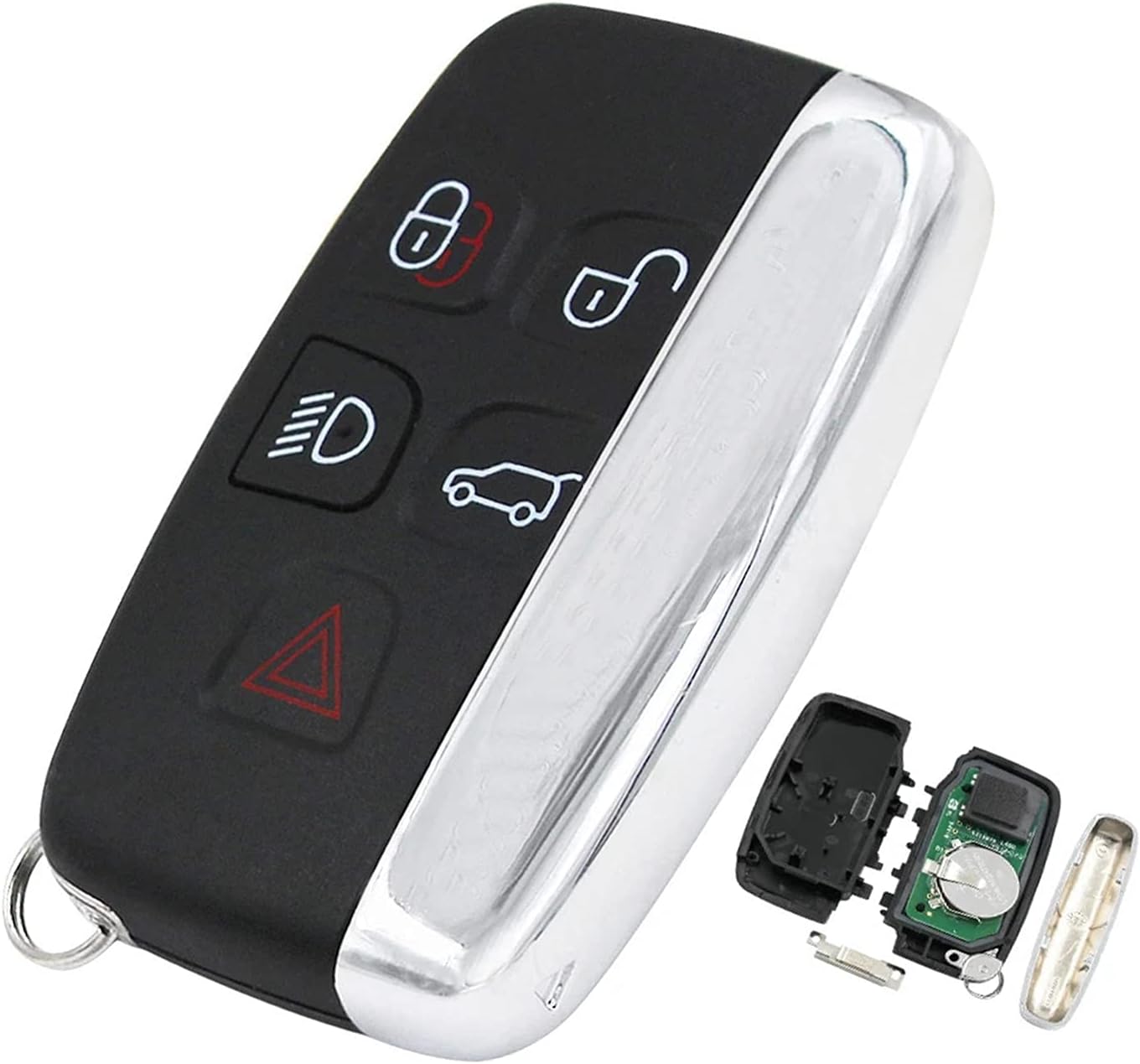 Heart Horse 5 Button Smart Remote Car Key Fob for Land Rover Discovery ...